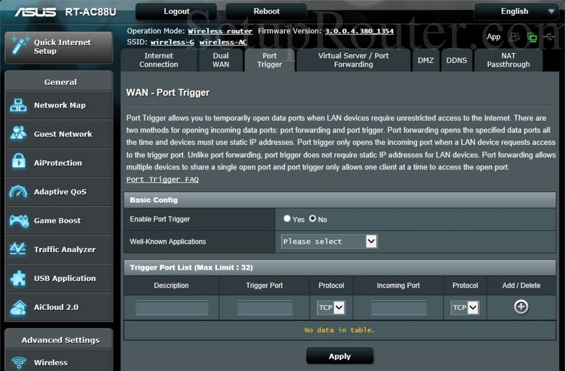 Trigger Port Vs Incoming Port at Ken Escobar blog