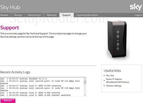 BSkyB Sky-Hub Screenshots
