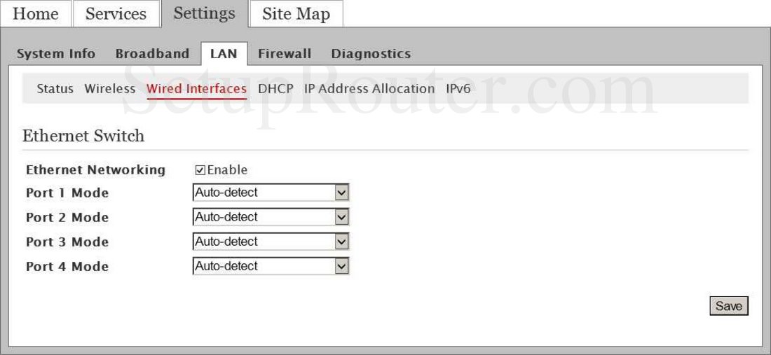 Pace-Plc 4111N-031 Screenshot Wired Interfaces