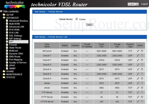 Technicolor TD5336 Screenshots